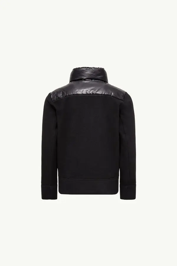 Moncler Padded Fleece Zip-up Sweatshirt