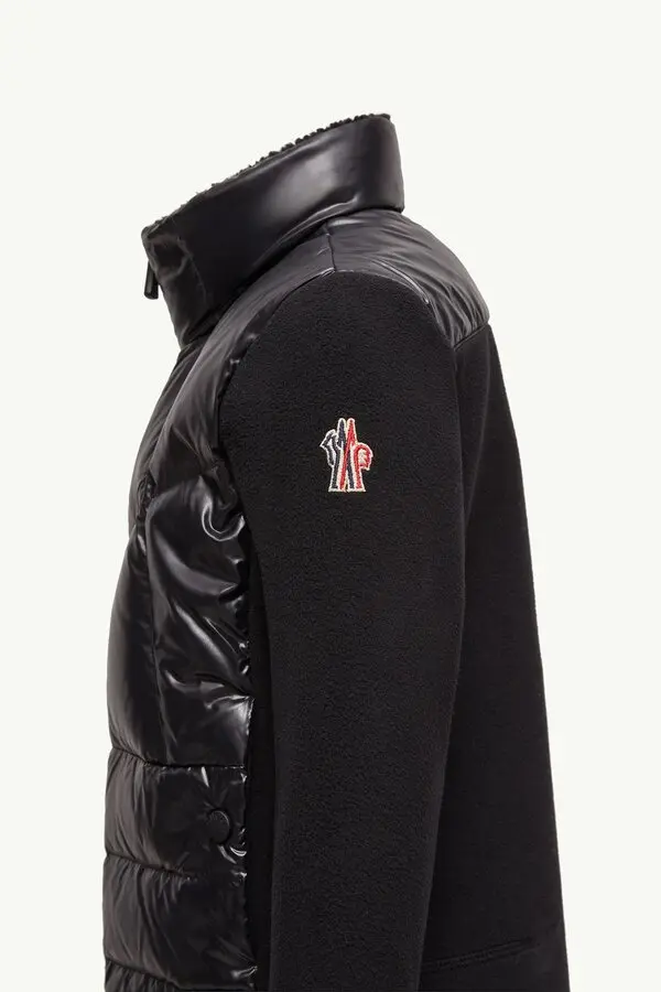 Moncler Padded Fleece Zip-up Sweatshirt
