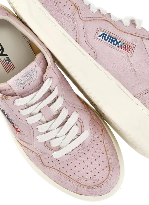 AUTRY Logo Embroidered Lace-up Sneakers