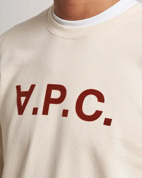 A.p.c. Logo Printed Crewneck Sweatshirt