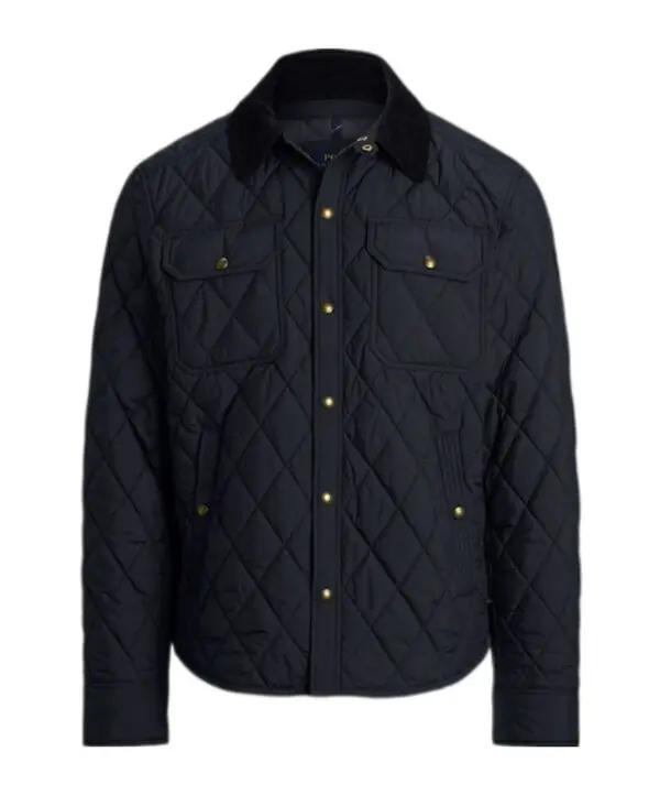 Polo Ralph Lauren Corduroy-collar Quilted Jacket