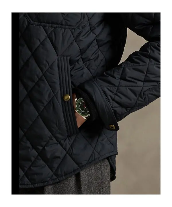 Polo Ralph Lauren Corduroy-collar Quilted Jacket