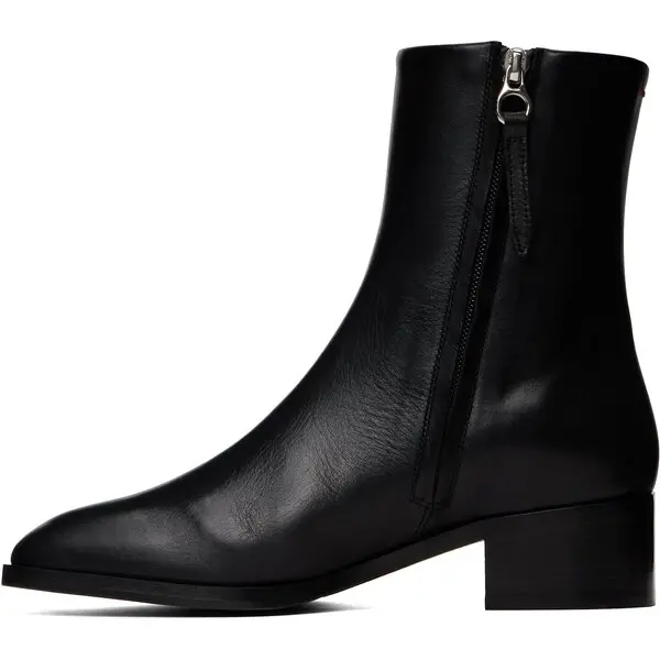 AeydĒ Solid Leather Ankle Boots