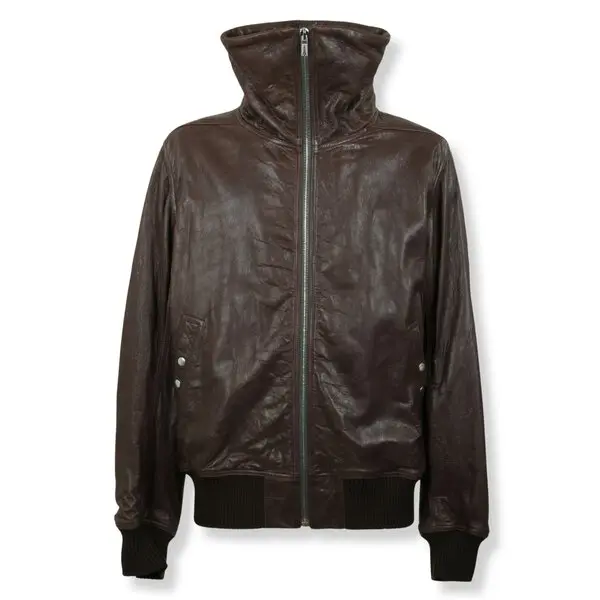 Rick Owens Dracuflight Zip-up Bomber Jacket - Putty