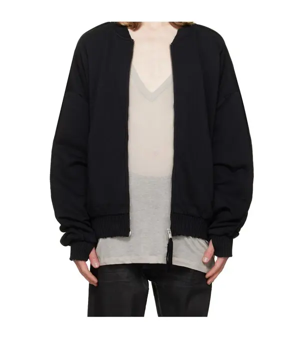 THOM KROM Zip-up Panelled Jacket