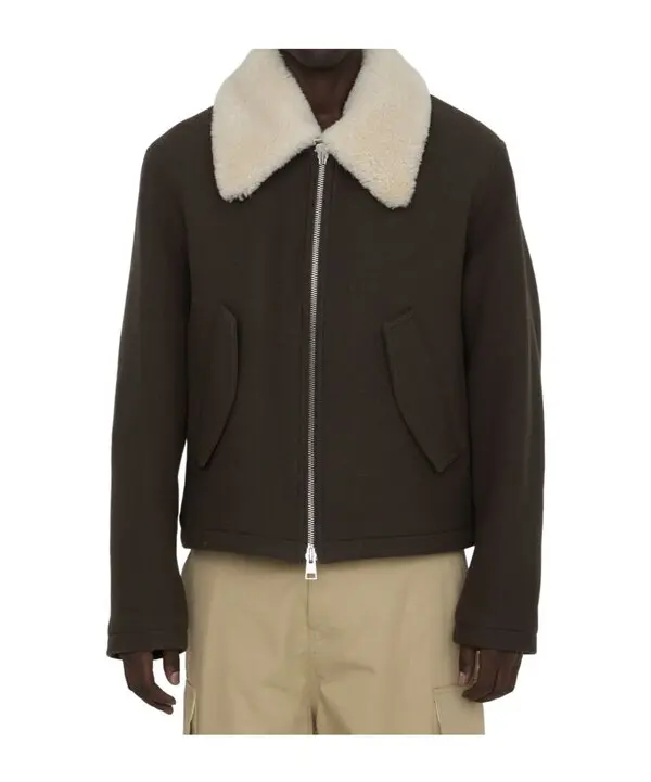 AMI Paris Long-sleeved Zipped Jacket