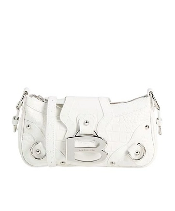 Balenciaga Crocodileembossed Crossbody Bag
