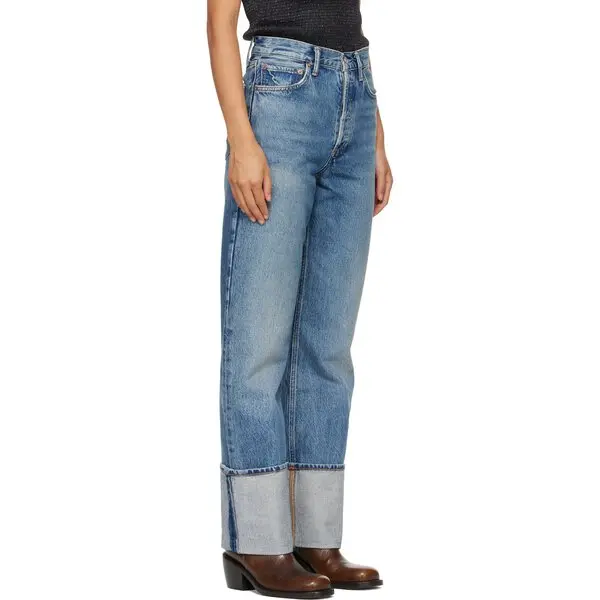 AGOLDE Cuffed Wideleg Jeans