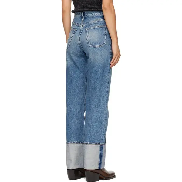 AGOLDE Cuffed Wideleg Jeans