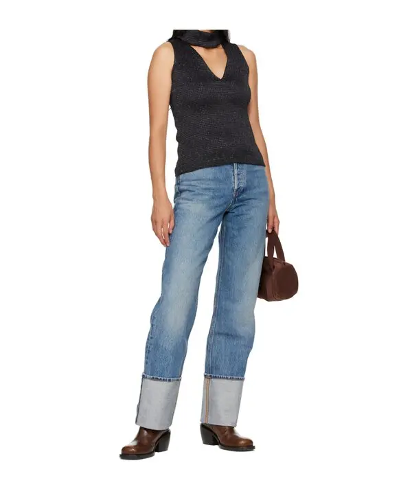AGOLDE Cuffed Wideleg Jeans