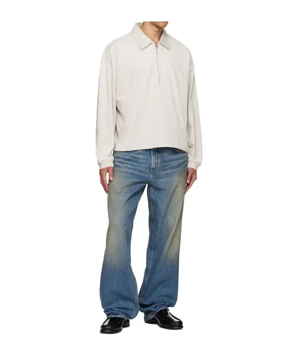 AGOLDE Jersey Polo Shirt