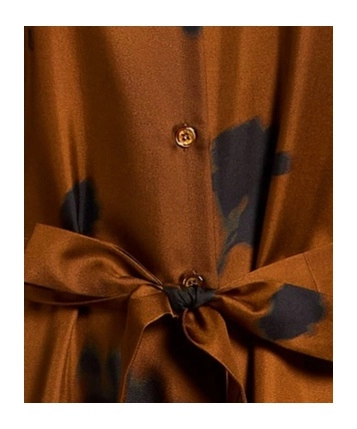 Max Mara Printed Cady Shirt Dress