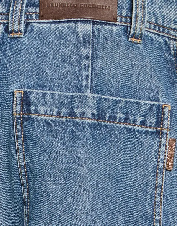 Brunello Cucinelli Light Wash Straight Leg Jeans