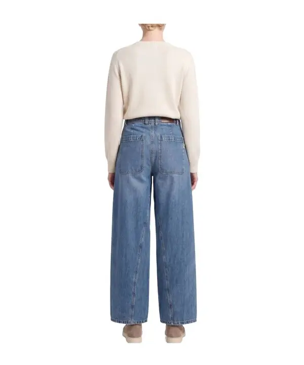 Brunello Cucinelli Light Wash Straight Leg Jeans