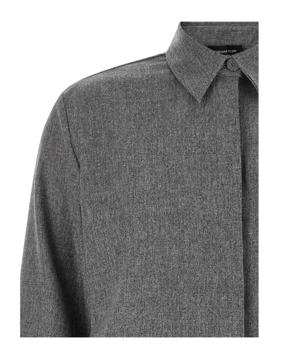 Fabiana Filippi Feather-trimmed Shirt