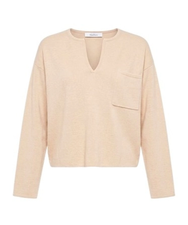Max Mara Simple V-neck Knitted Sweater