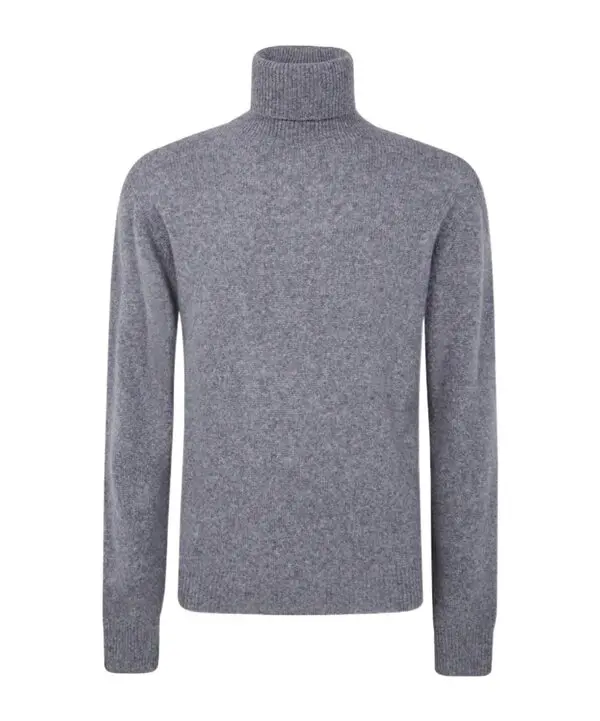 ROBERTO COLLINA High Neck Sweater - Mixed Grey
