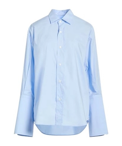 MAISON MARGIELA Solidcolor Longsleeve Shirt - Blue