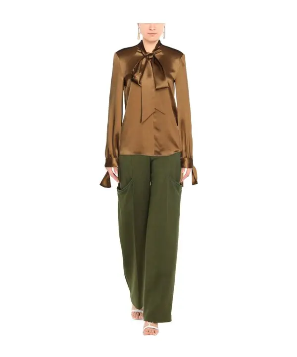 Saint Laurent Solid Colour Tops