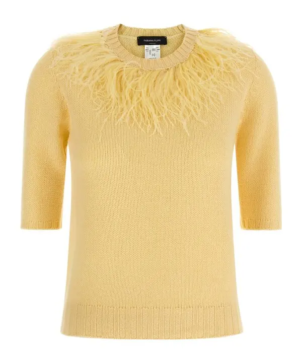 Fabiana Filippi Fine Knit Pullover - Yellow