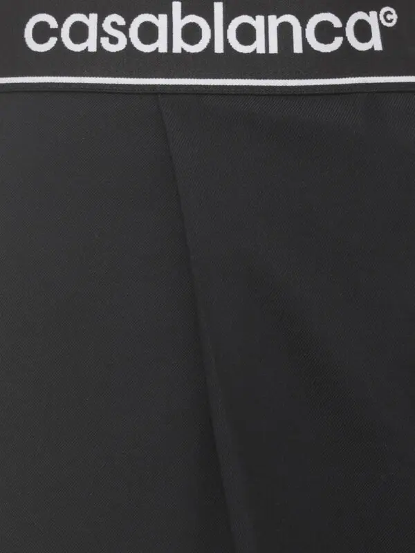 Casablanca Logo-waist Straight-leg Pants