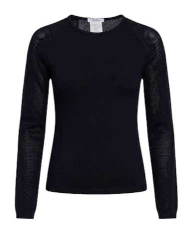 Max Mara Solid-color Knitted Long Sleeves