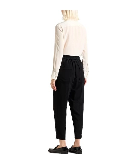Brunello Cucinelli Solidcolor Chiffon Trousers