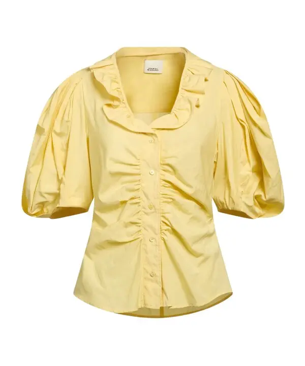 Isabel Marant Étoile Solid Color Shirts - Yellow