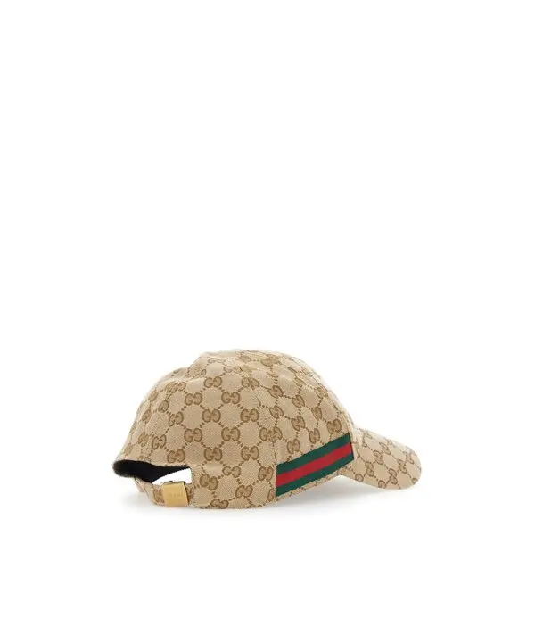 Gucci Gg Web Baseball Cap