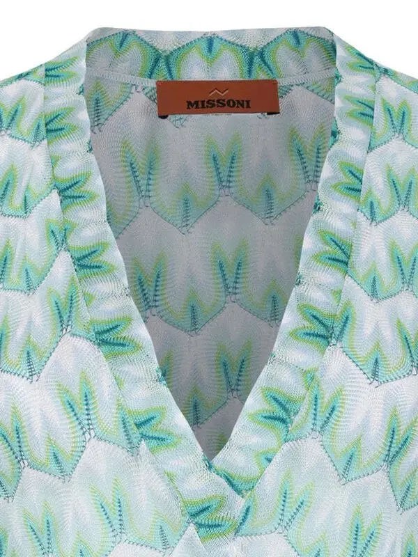 Missoni Short-sleeved Long Dress