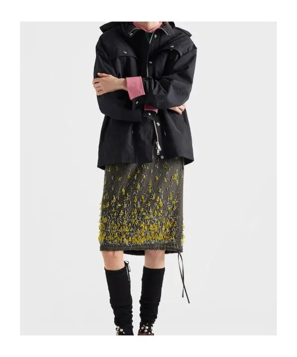 Prada Technical Fabric Parka