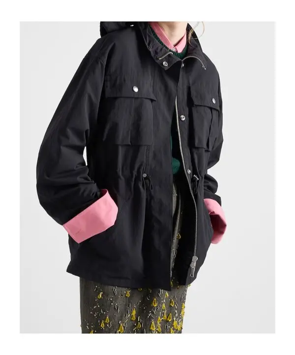 Prada Technical Fabric Parka