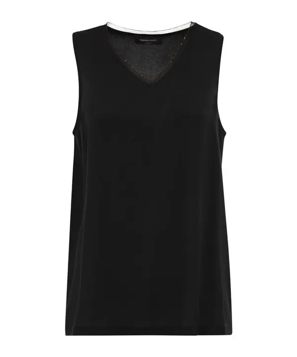 Fabiana Filippi Sleeveless V-neck Vest