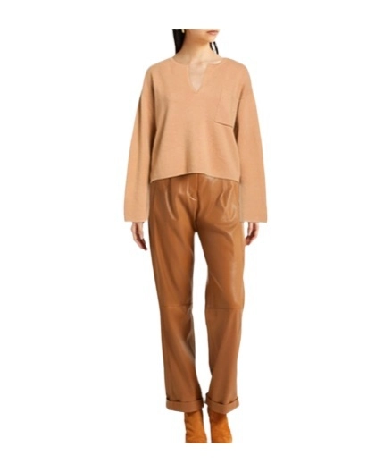 Max Mara Solid-color Knitted Top