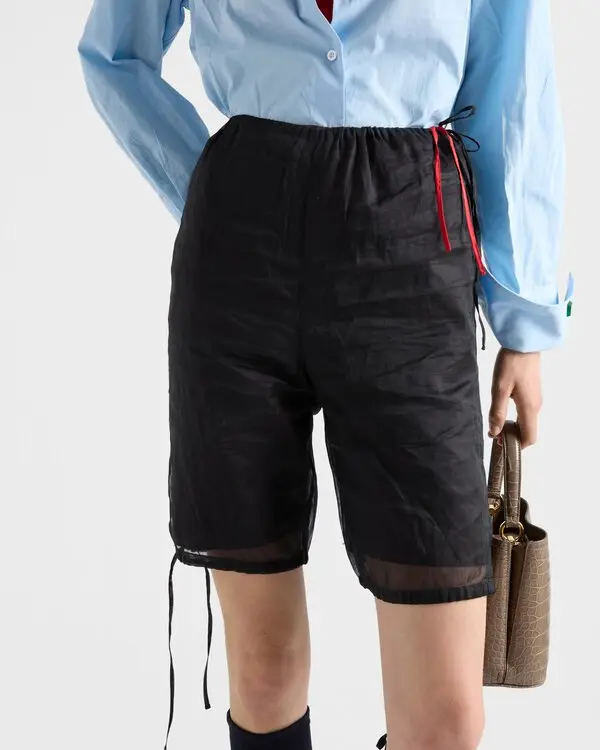 Prada Organdy Bermudas