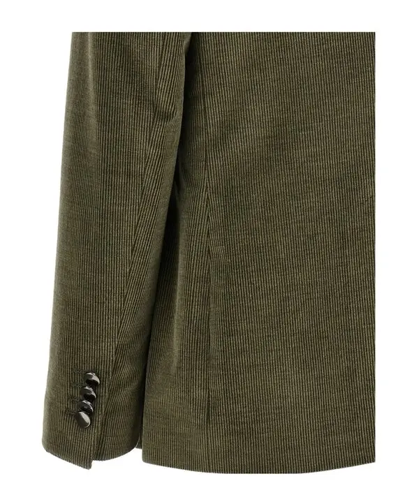 Tagliatore Double-breasted Corduroy Blazer