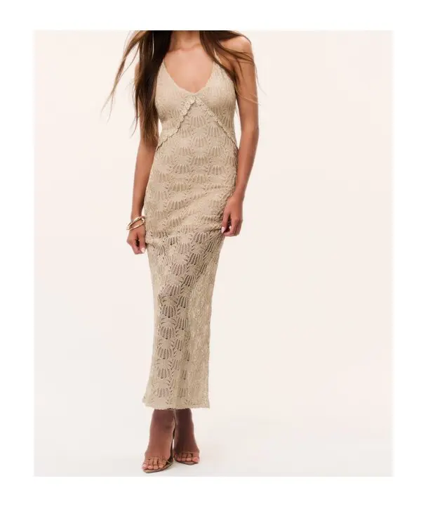 LoveShackFancy Crochet Lace Gown