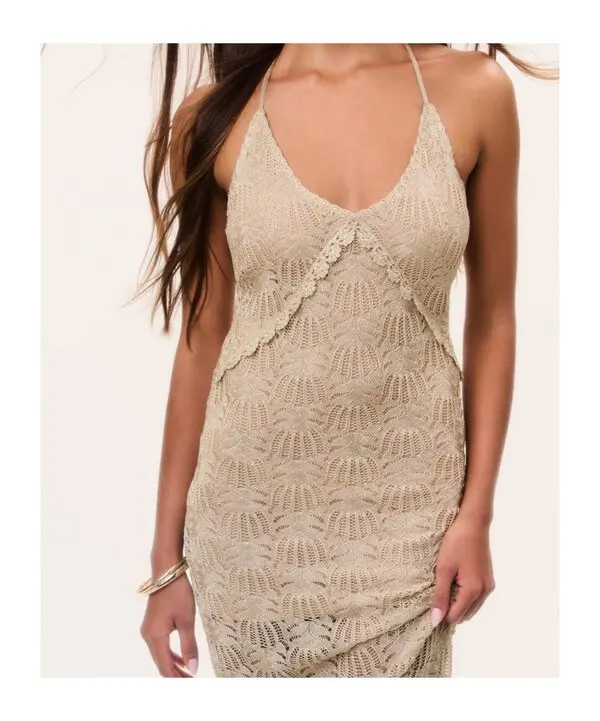LoveShackFancy Crochet Lace Gown