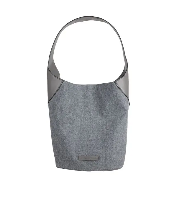 Brunello Cucinelli Solid Color Handbags - Grey
