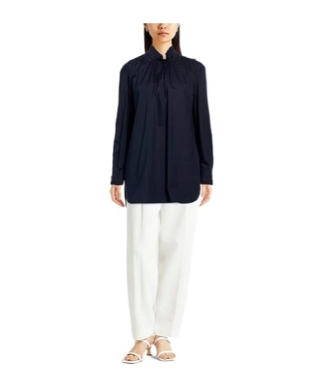 Max Mara Solid-colored Long-sleeved Top