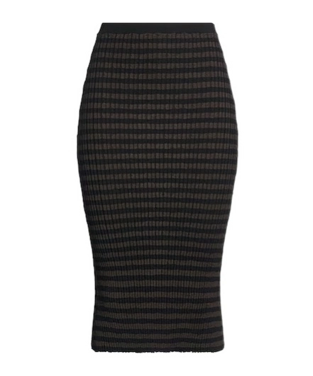 MAISON MARGIELA Striped Knit Pencil Skirt