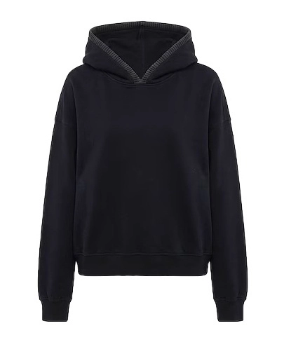 Brunello Cucinelli Solidcolor Longsleeve Hooded Sweatshirt