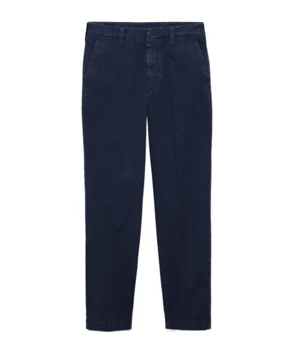 Prada Garment-dyed Cotton Pants - Blue