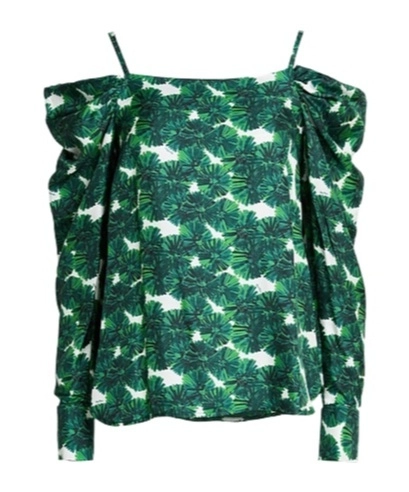 Max Mara Long-sleeved Off-the-shoulder Top