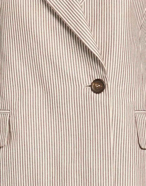 Brunello Cucinelli Striped Blazers