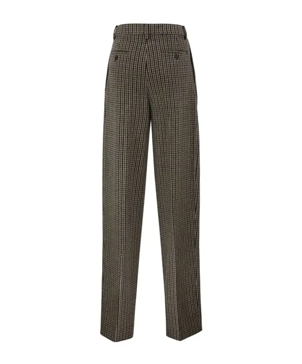 Fabiana Filippi Houndstooth Casual Trousers