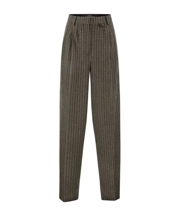 Fabiana Filippi Houndstooth Casual Trousers - No