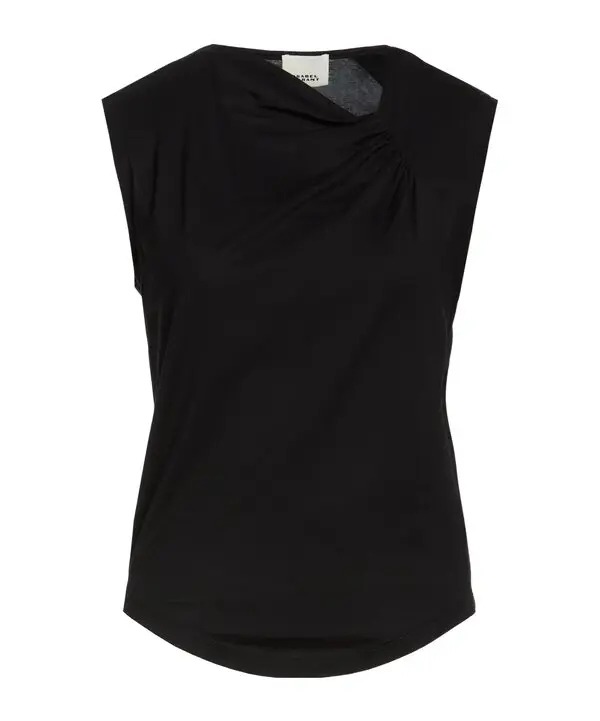 Isabel Marant Étoile Solid Color T-shirts - Black
