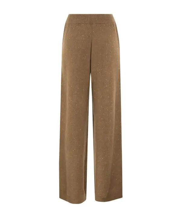 Fabiana Filippi Sequin-knit Casual Trousers