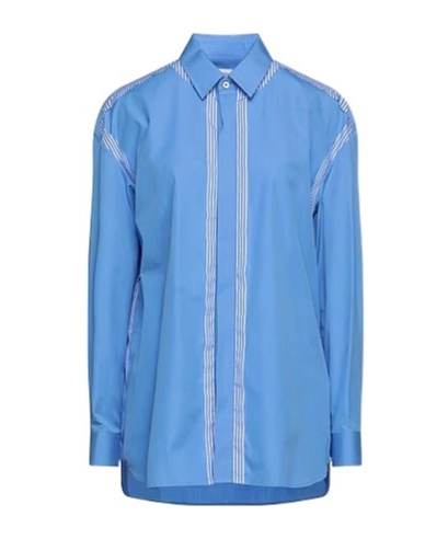 MAISON MARGIELA Solid Colour Shirts - Blue